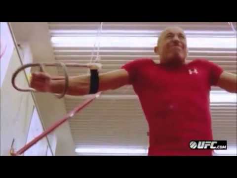 Georges St-Pierre - Strength and conditioning - YouTube
