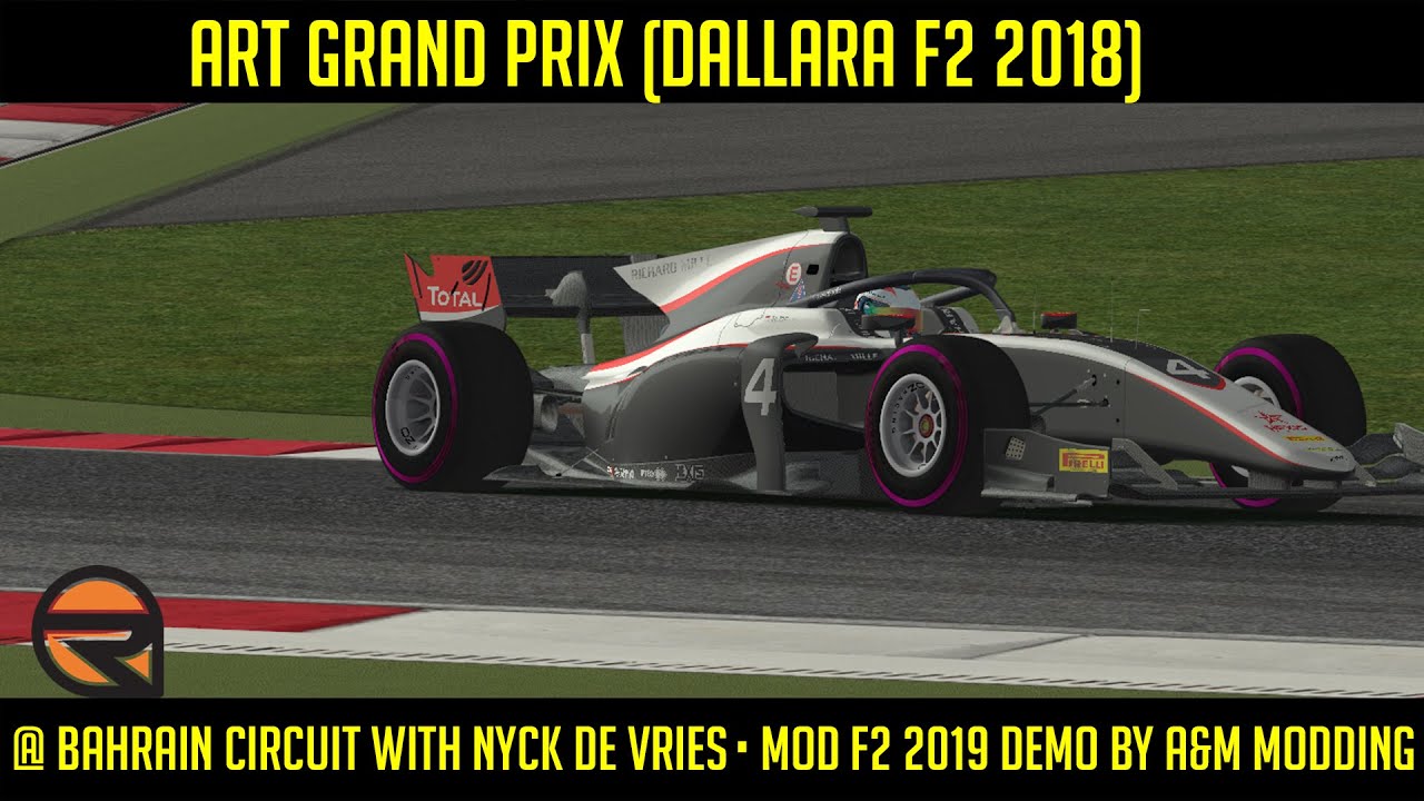 [rFactor] ART Grand Prix (Dallara F2 2018) @ Bahrain Circuit with Nyck ...