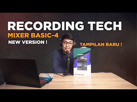 Review Mixer 4 Channel Recording Tech Basic 4 MK2 punya Tampilan Baru !