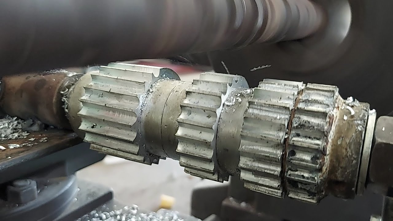 Amazing Technique of Gear Teeth without Milling Machine | Spur Gear ...