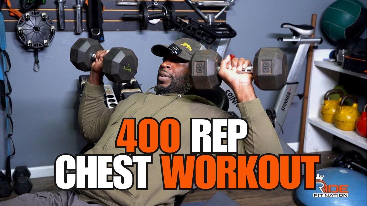 TONE Up with This Insane 400 Rep Chest Workout Routine - YouTube