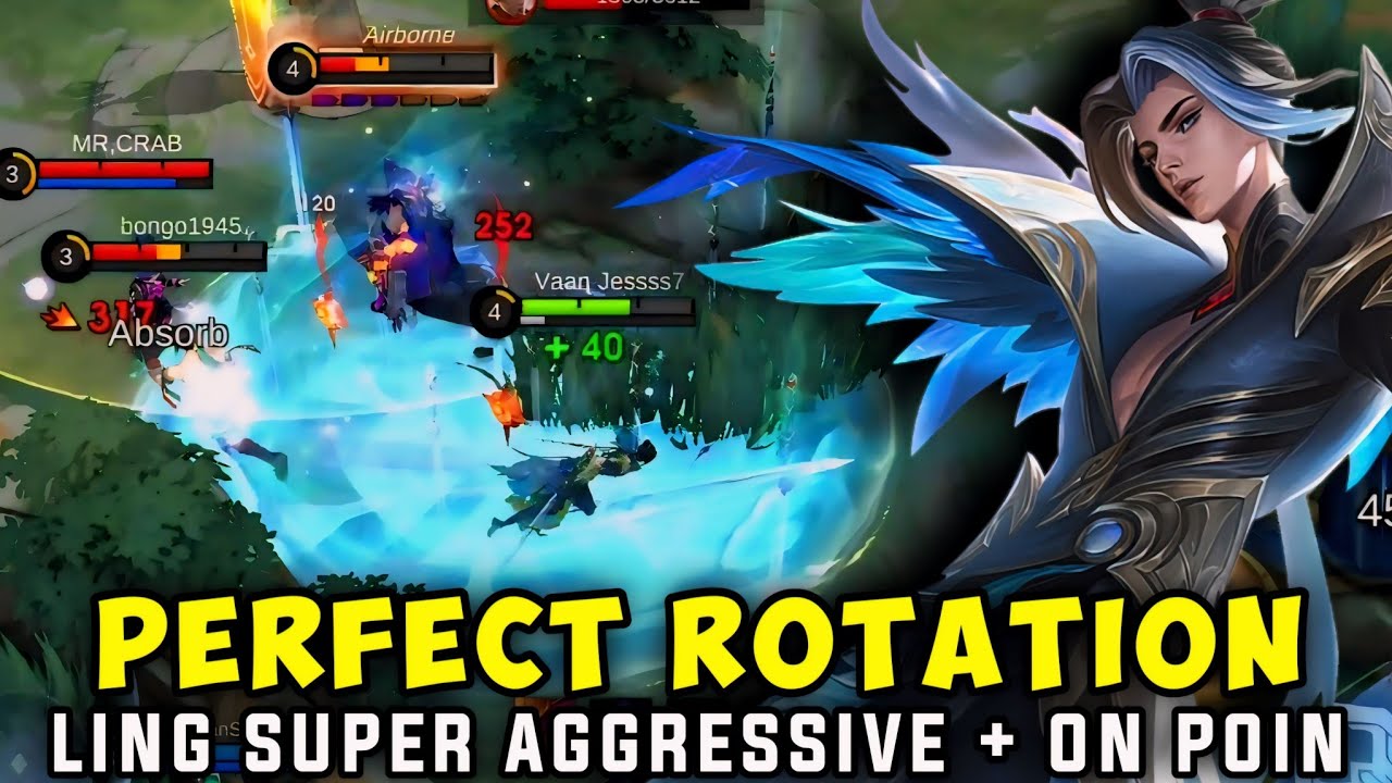 PERFECT ROTATION || LING SUPER AGGRESSIVE & ON POIN GAMEPLAY | LING TOP ...