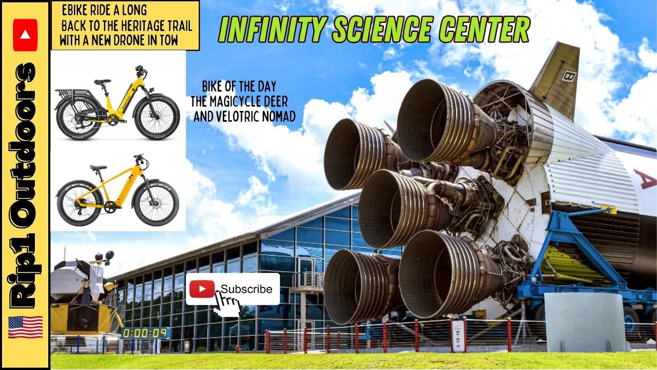 Ebike ride along - Infinity Science Center to Logtown - YouTube