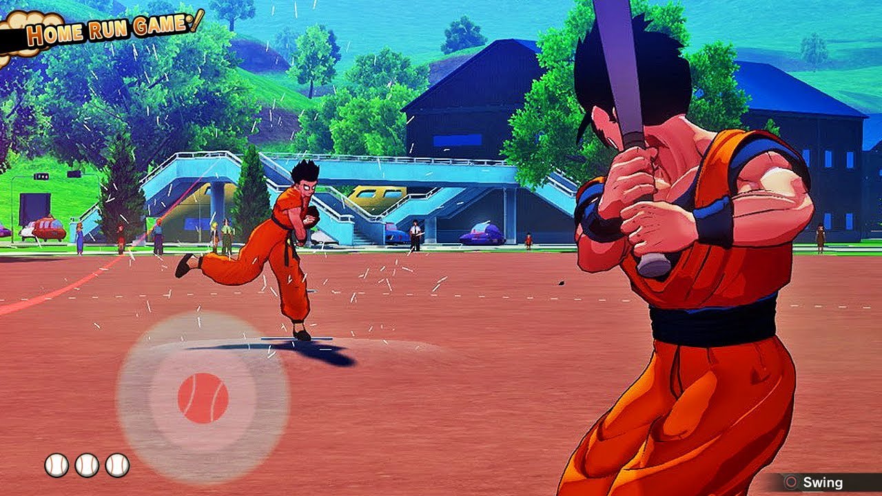 NEW Dragon Ball Z Kakarot - Ultimate Gohan Plays Baseball Minigame ...