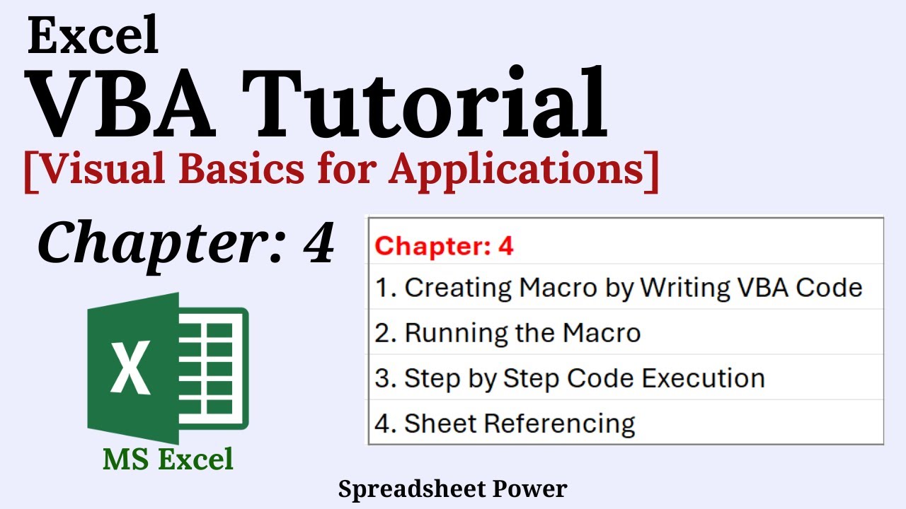 Excel Vba Tutorial Chapter 4 Writing Vba Code Step Into Sheet 1331