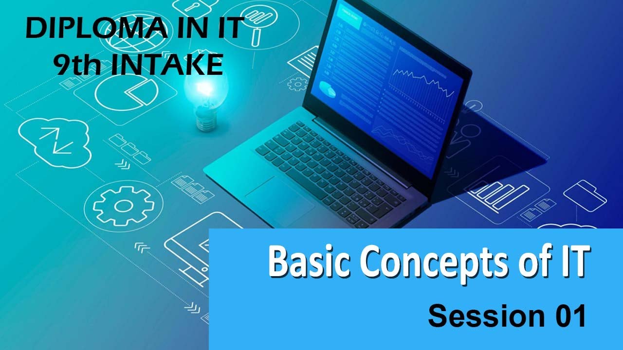 DIT 09 - Basic Concepts of IT - 16 08 2023 - YouTube