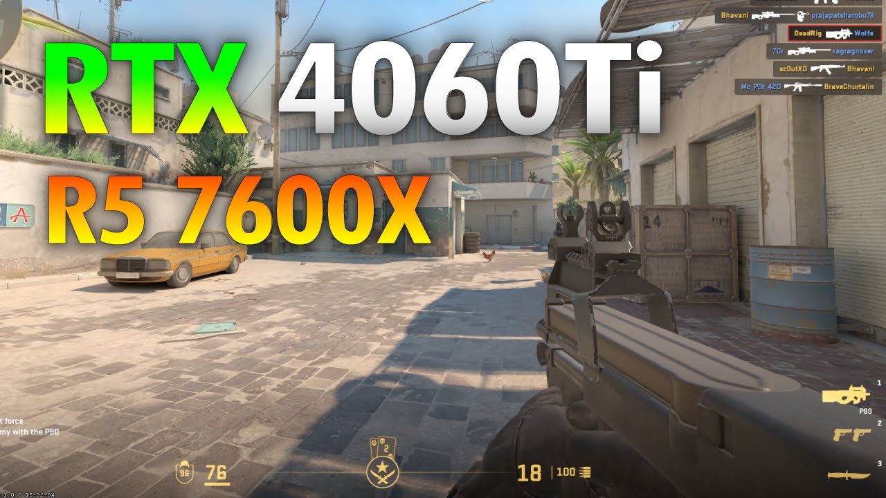 RTX 4060 Ti Counter-Strike 2 | Ryzen 5 7600X + RTX 4060 Ti CS2 - YouTube