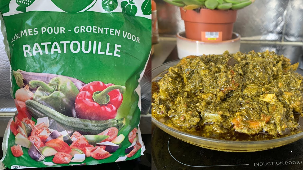 Une autre manière de preparer le PONDU (Feuille de manioc) à la ...