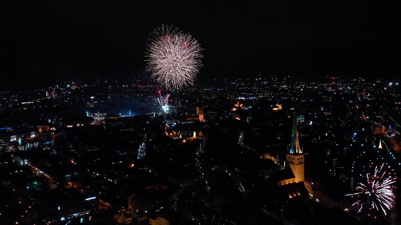 Tallinn New Year Fireworks 2019 4K - YouTube