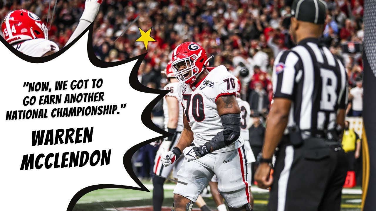 Warren McClendon: "Now, we got to go earn another national championship ...