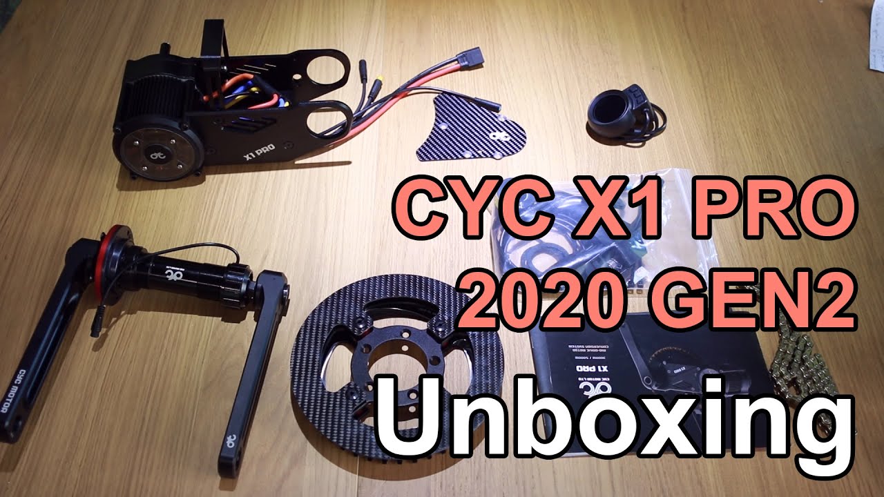 CYC X1PRO 2020 Gen2 5000W Unboxing and weight - YouTube