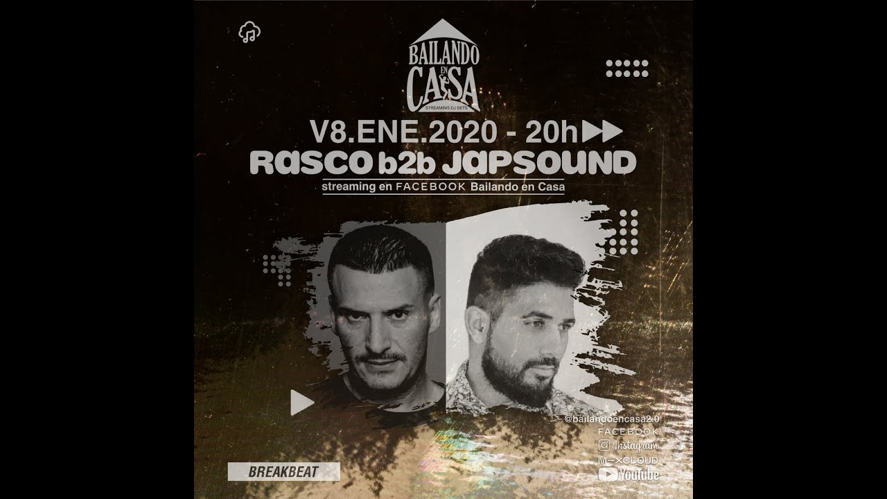Sesión DJ Rasco b2b Japsound :BreakBeat, Streaming BeC 08/01/2021 - YouTube