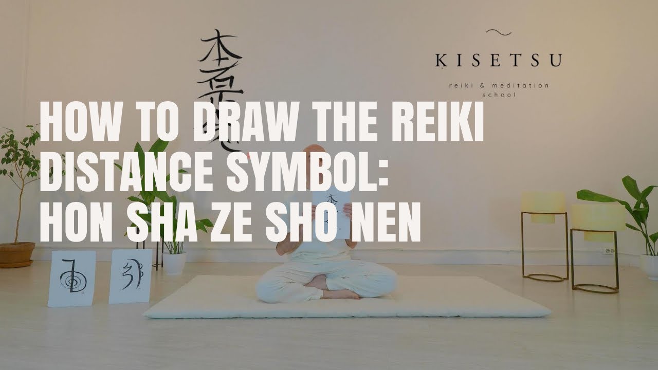 How to Draw the Reiki Distance Symbol: Hon Sha Ze Sho Nen - YouTube