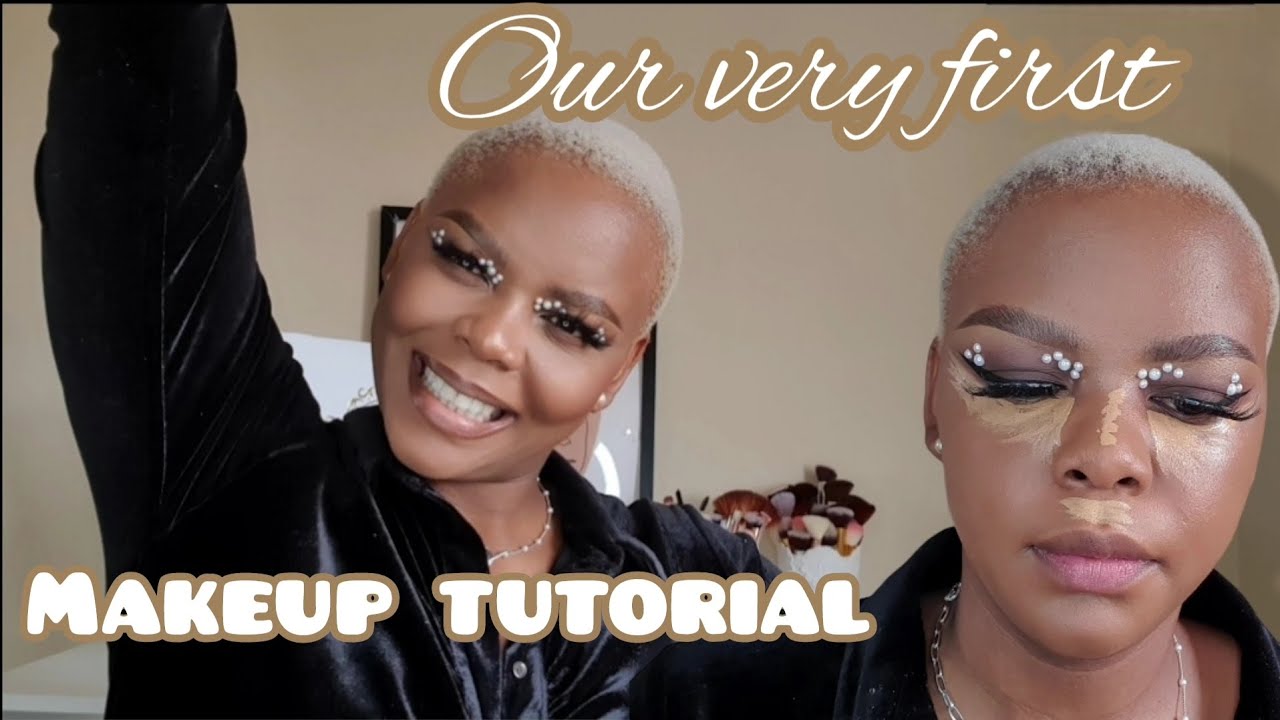 OUR VERY FIRST MAKEUP TUTORIAL [EVERYDAY MAKEUP LOOK] 💕|South African YouTuber - YouTube