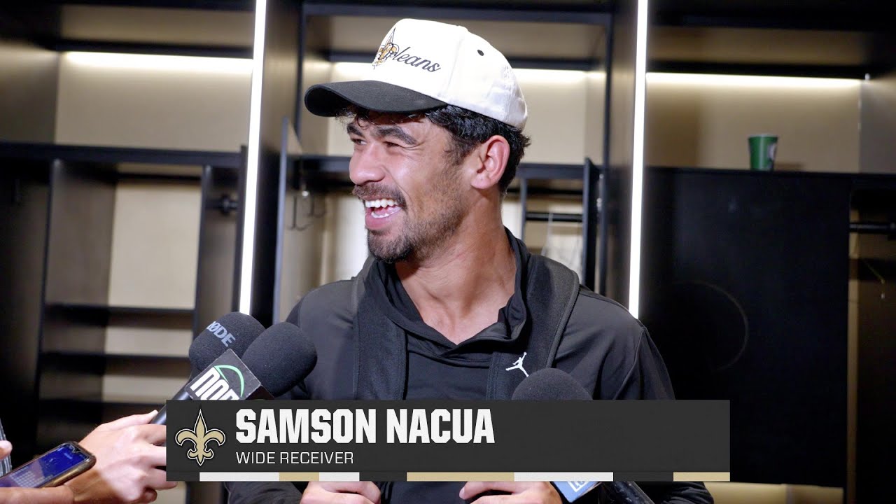 Samson Nacua talks field goal return | Saints-Titans Postgame | 2024 ...