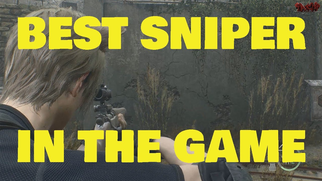Resident Evil 4 Remake BEST SNIPER RIFLE IN THE GAME IS - YouTube