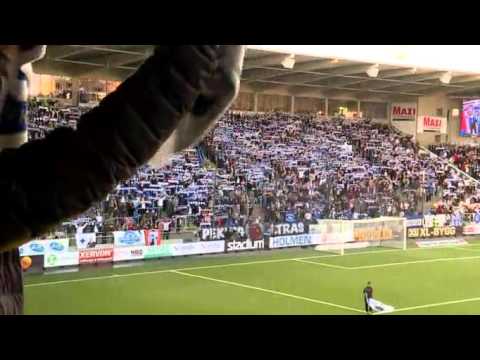 Peking Fanz scarf tifo and song - IFK Norrköping - Helsingborgs IF (2/5 ...