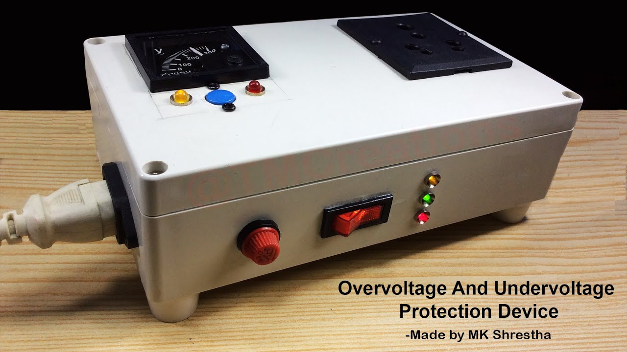 Overvoltage & Undervoltage Protection Device Made by MK Shrestha - YouTube