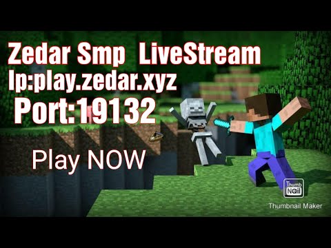 ZEDAR SMP LIVESTREAM | Zedar Smp | @Zedar | Ip:play.zedar.xyz Port ...