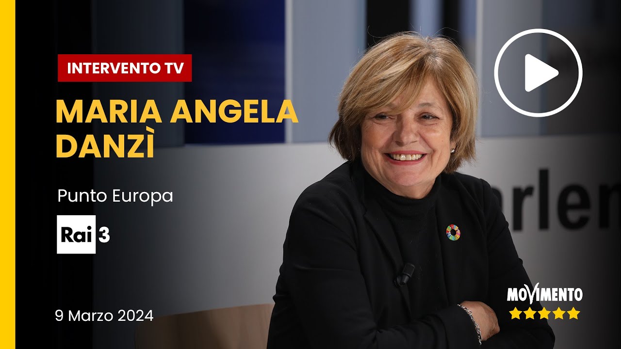 Maria Angela Danzì ospite a Punto Europa, Rai3 - YouTube