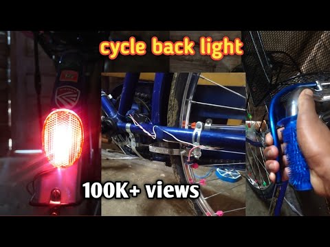 How to Make Cycle Back Light System Cycle Brake Light System Homemade ...