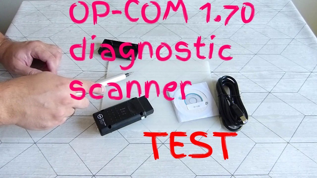 OPCOM 1.70 diagnostikos adapteris / OP-COM 1.70 diagnostic scanner ...