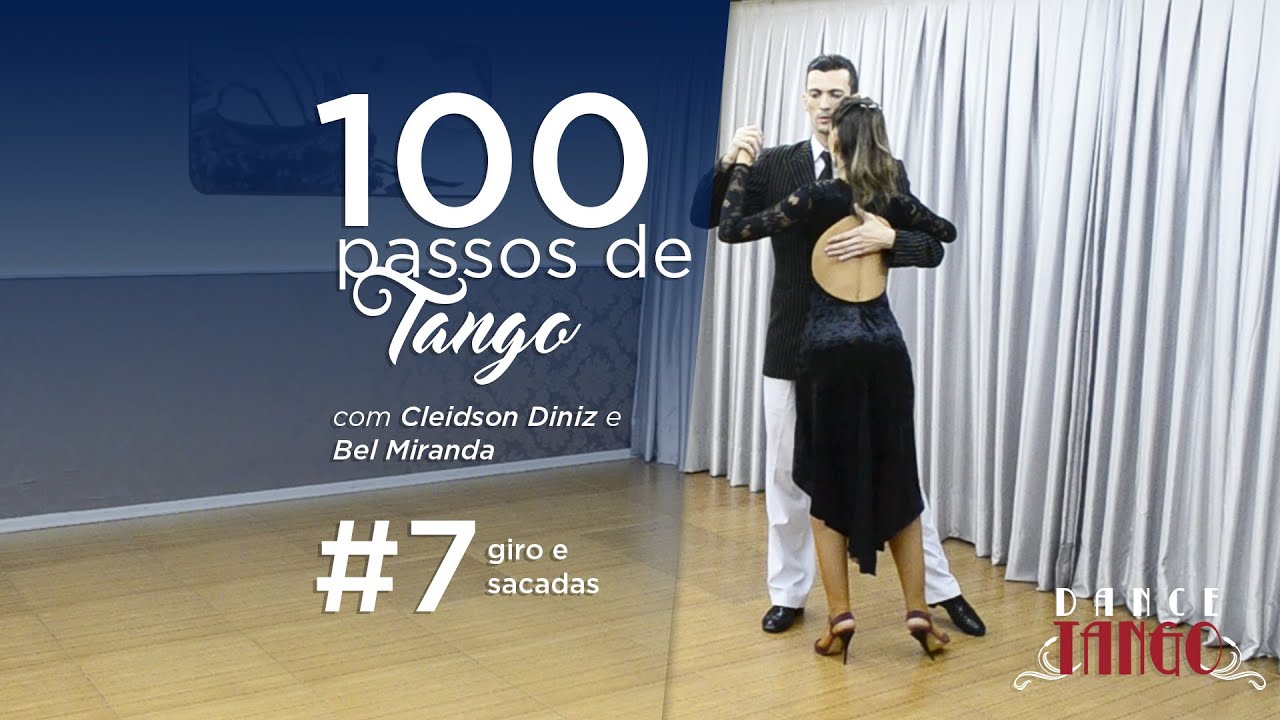 Passo de Tango 07 de 100 - giro e sacadas - YouTube