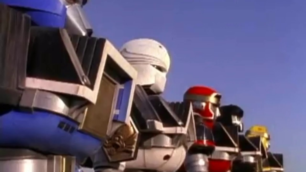 Mmpr shogun Zords first scene - YouTube