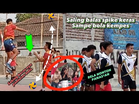 Mandala sari vs neglasari (olala cup 2), Saling balas spike Bola sampe ...