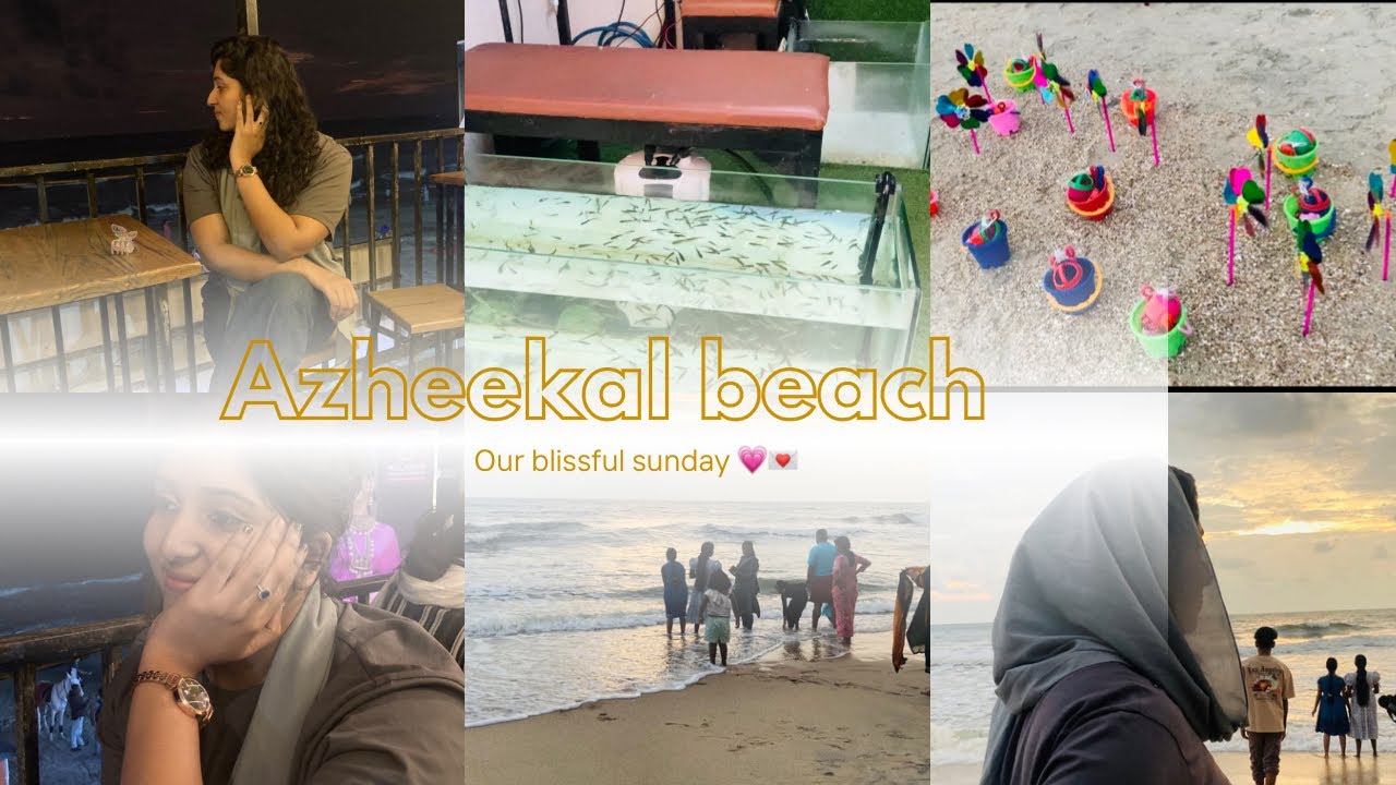 Visiting azheekal beach after soo long 🌊#azheekal #sundayvlog #minivlog ...