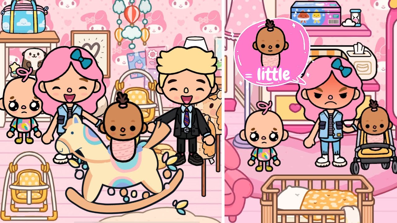 Little Baby Is Mom's Favorite Child, Big Baby Is Sad | Toca Life Story ...