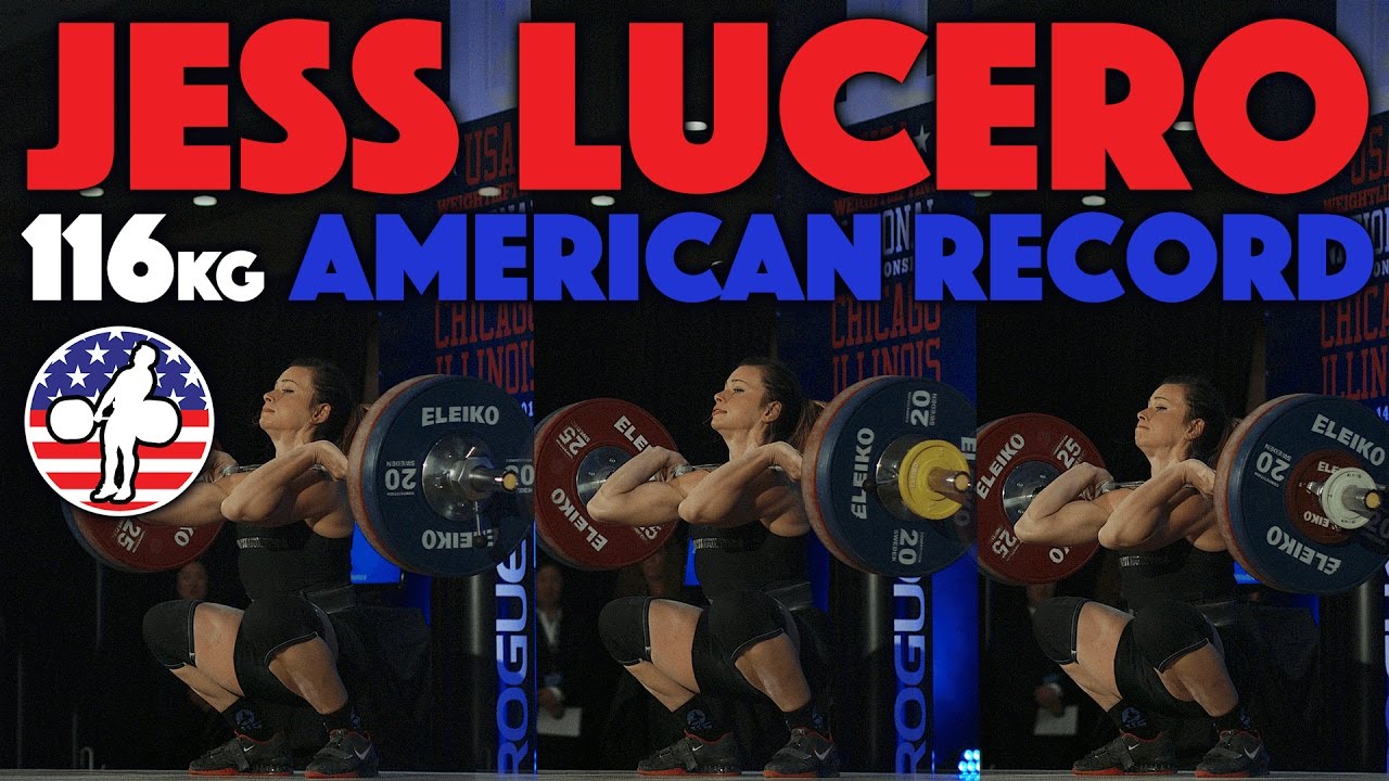 Jessica Lucero (58) - 116kg Clean and Jerk American Record [4k Slow ...
