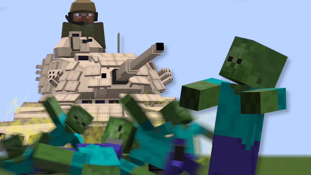 Minecraft Tank-Rampage System - Flans Mod Devblog #70 - YouTube