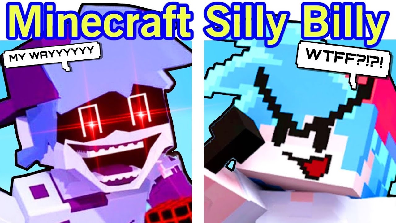 Friday Night Funkin' Silly Billy but Minecraft V1 | VS Yourself | Hit ...