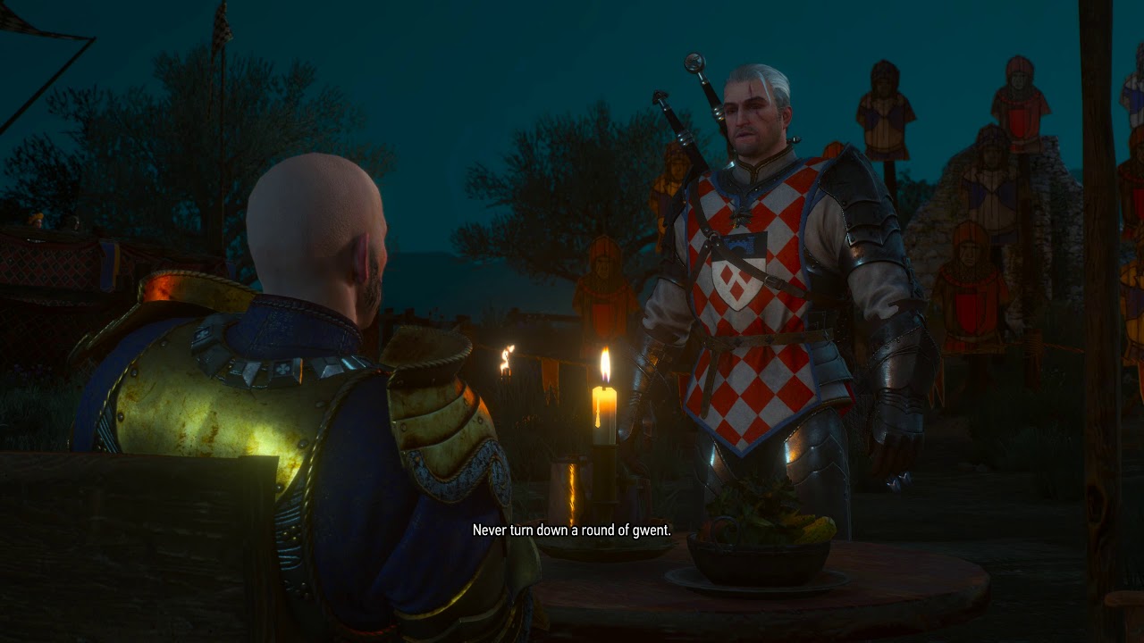 The Witcher 3 Baron Palmerin de Launfal gwent - YouTube