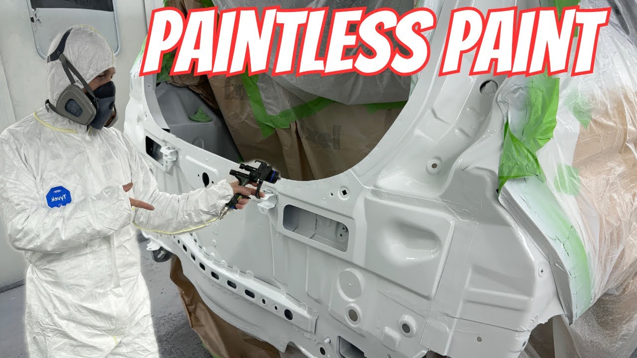 Spraying panels with NO paint | Tips & tricks for Undetectable paint ...