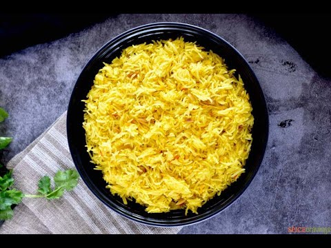Saffron Rice (Instant Pot/ Stove/ Microwave) - YouTube