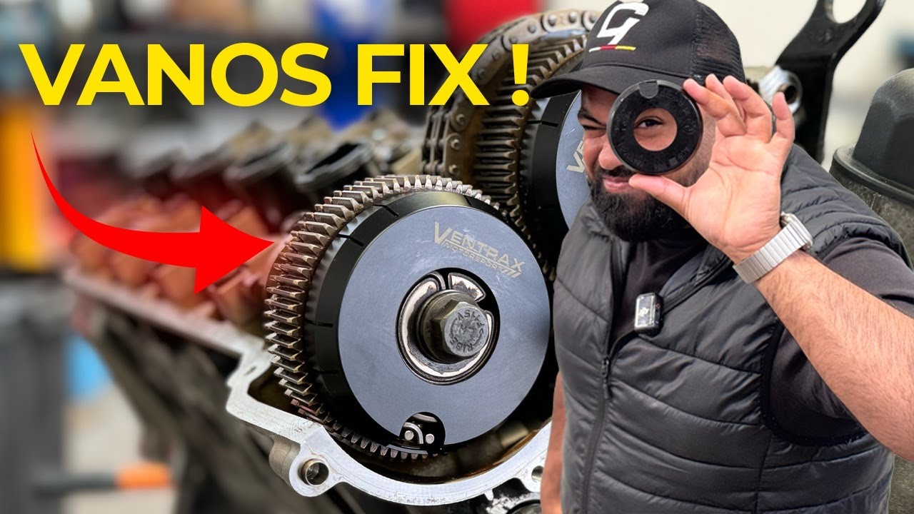 BMW S65 M3 Vanos Hub Cover Replacement with Ventrax Motorsport Covers ...