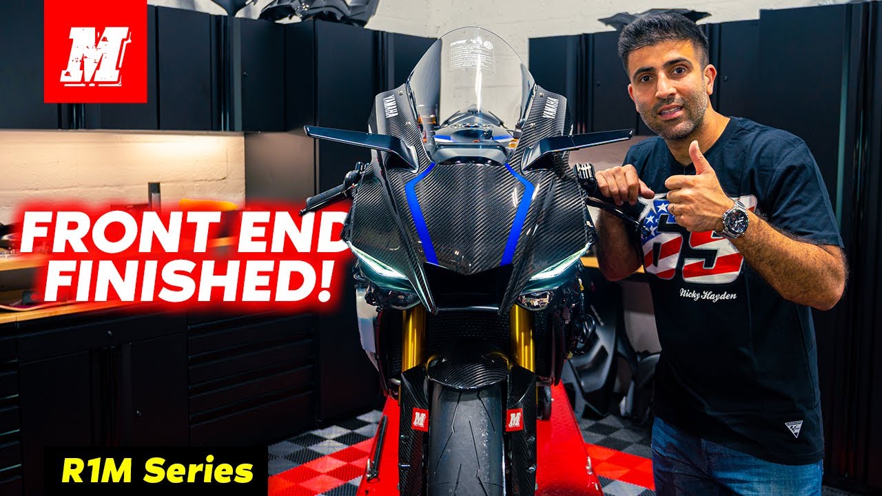 Cleaning up the Front End of our Yamaha R1M! | R1M Series Part 14 ...