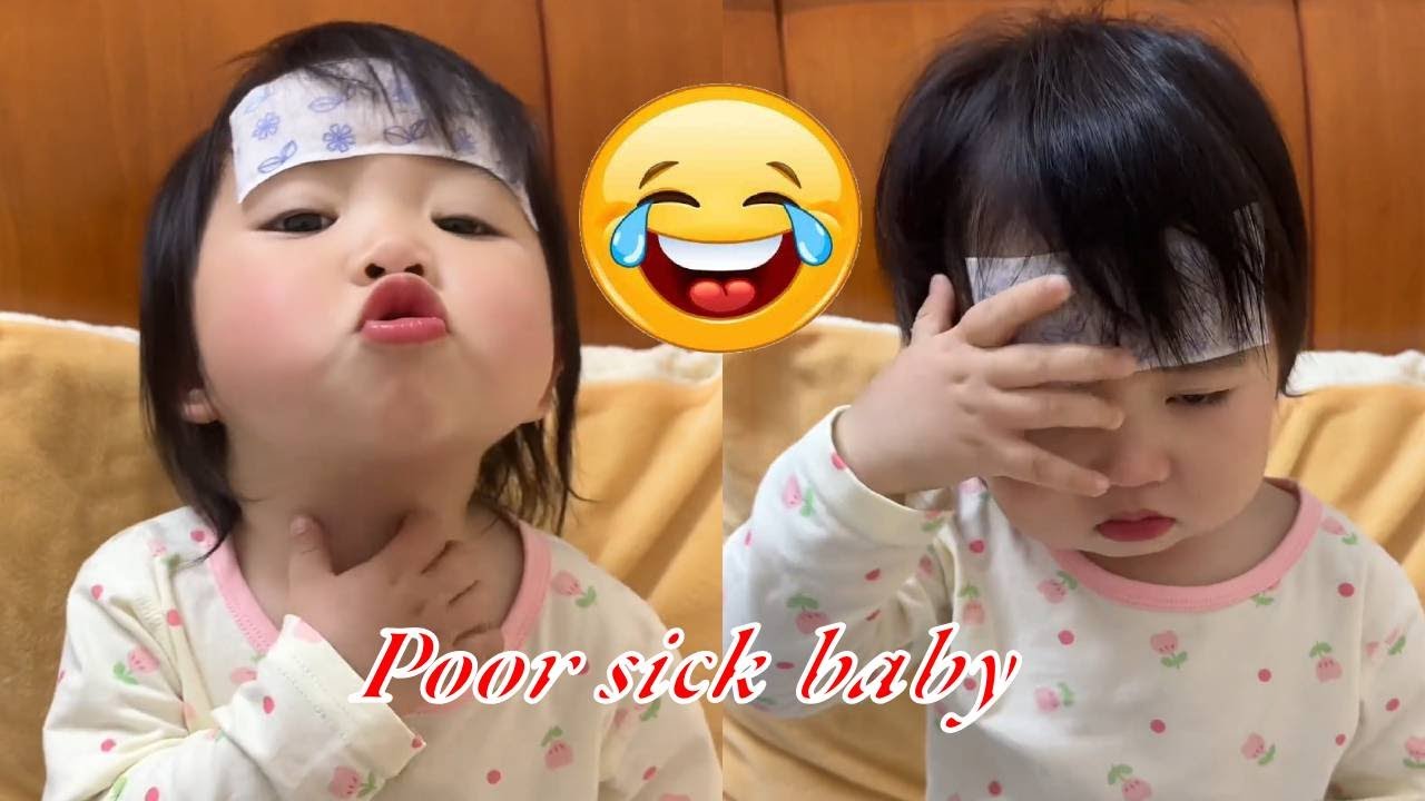 The poor little one with a fever uses his finger to poke you where it ...