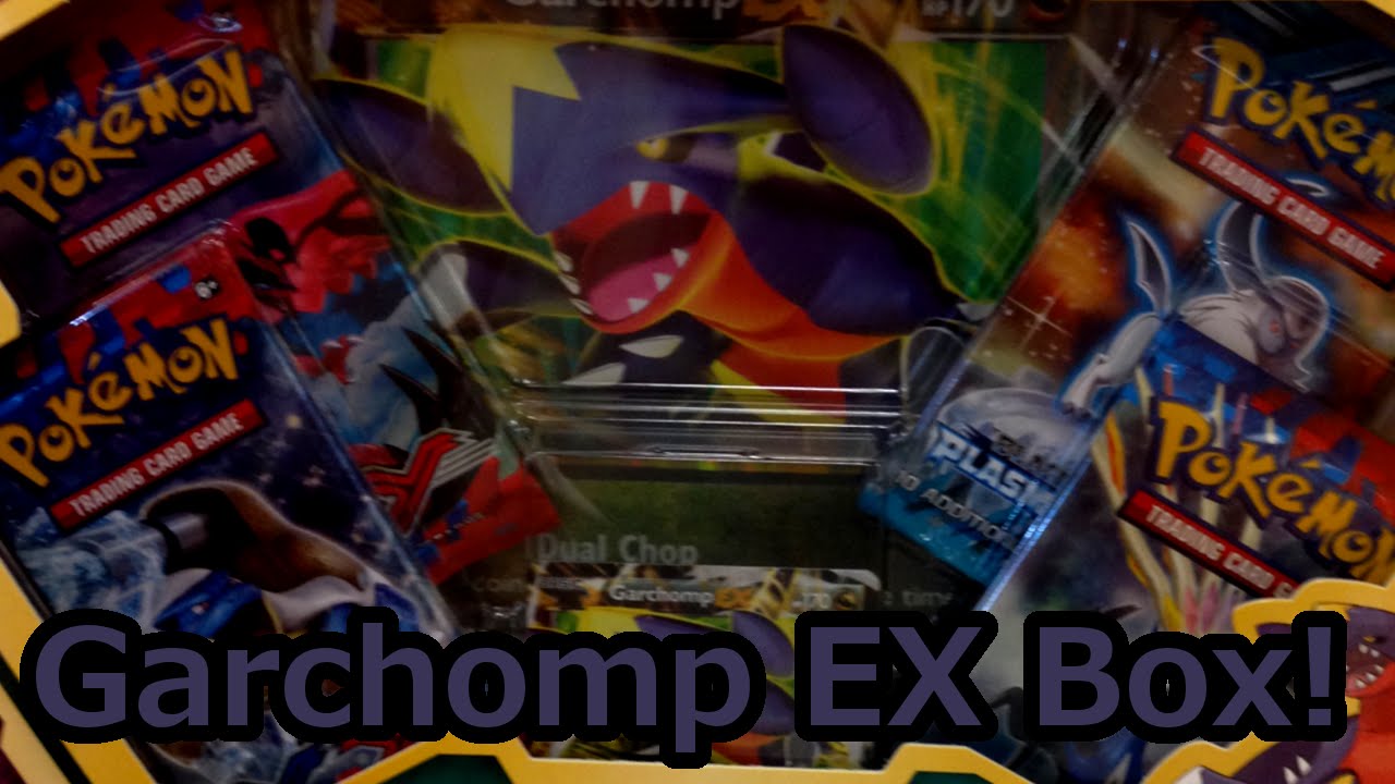 Pokemon: Garchomp EX Box Opening! - YouTube