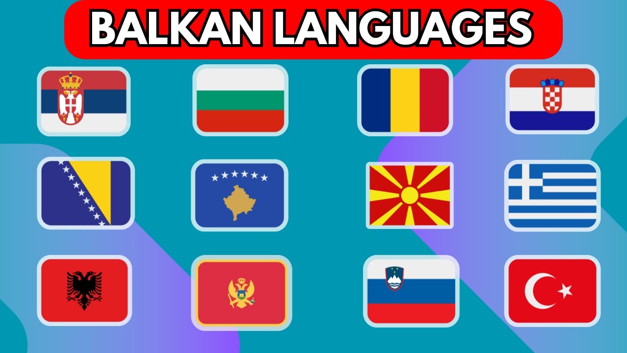 Similar Words in the BALKAN Languages - YouTube