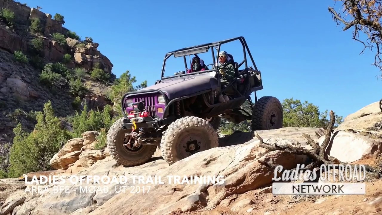 Ladies Offroad Trail Training - Moab 2017 - YouTube