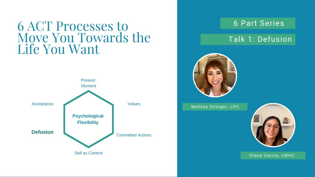 6 Part Series: 6 ACT Processes to Move You Toward the Life You Want ...