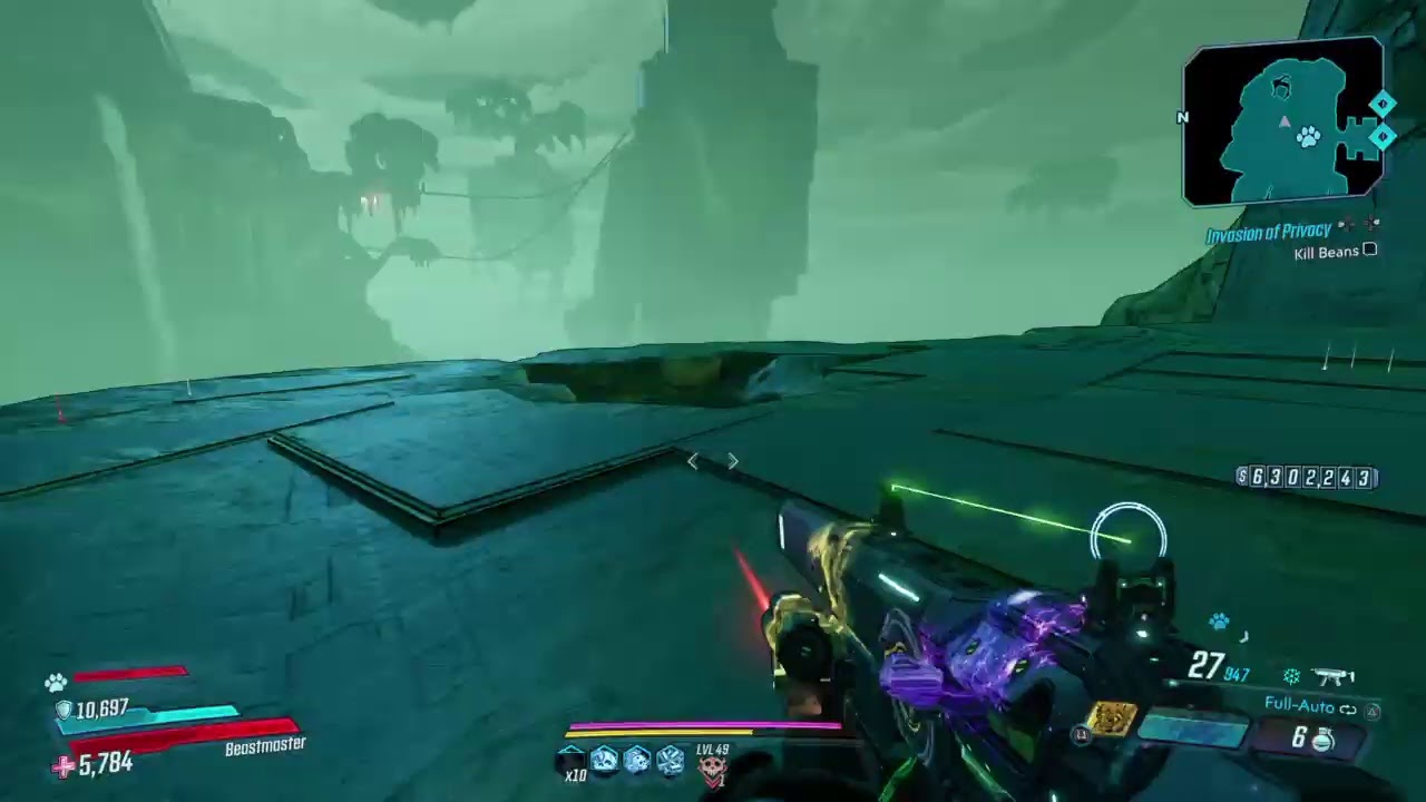 Borderlands 3 - Farming Graveyard until lvl 50 + loot - YouTube