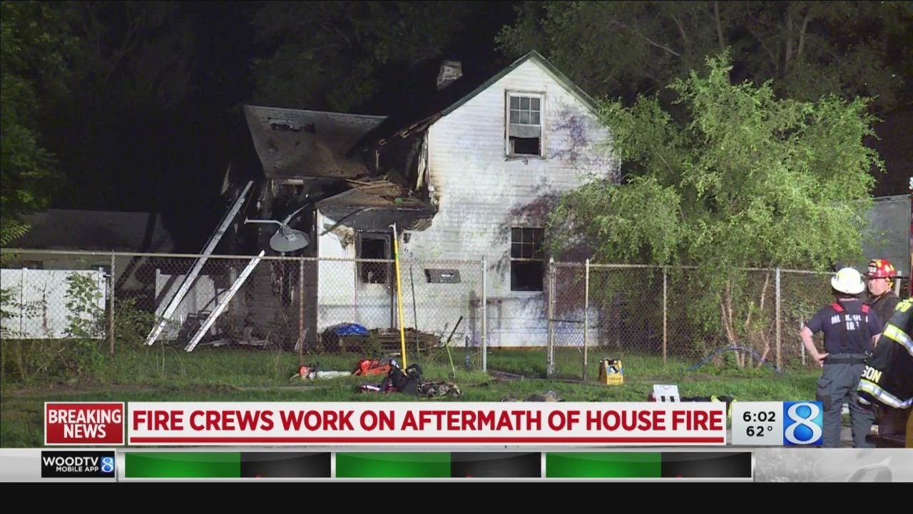 Muskegon house damaged in fire; cause unknown - YouTube