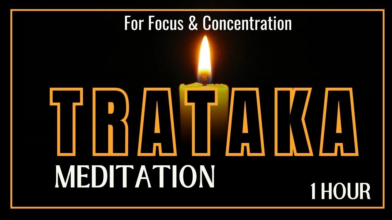 🕯 1-Hour Guided Trataka Meditation | Candle Gazing for Concentration ...