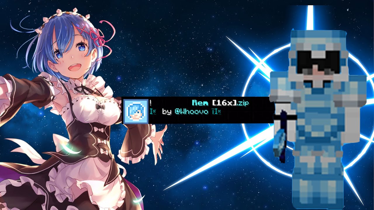 Rem 16x MINECRAFT BEDWARS PVP TEXTURE PACK 1.8.9 (Anime texture pack) I ...