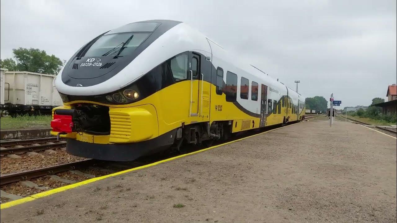 Koleje Dolnośląskie pociąg 69809 przyjazd i odjazd ze stacji Jawor - YouTube