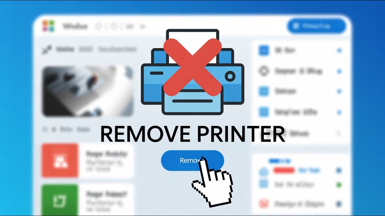 Remove Printers from Windows 11 FAST (Beginner Guide) - YouTube